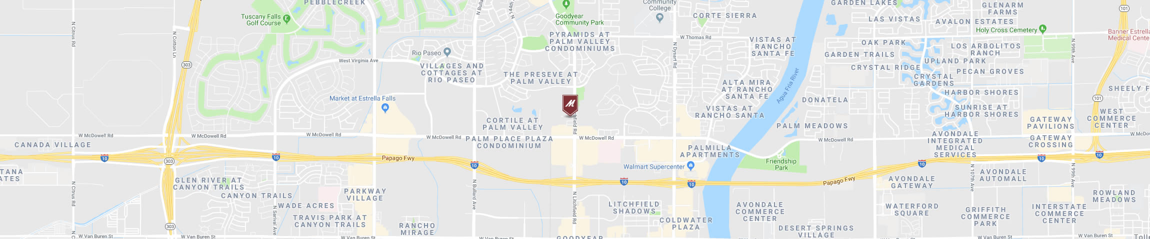 Arizona Biltmore Property Map